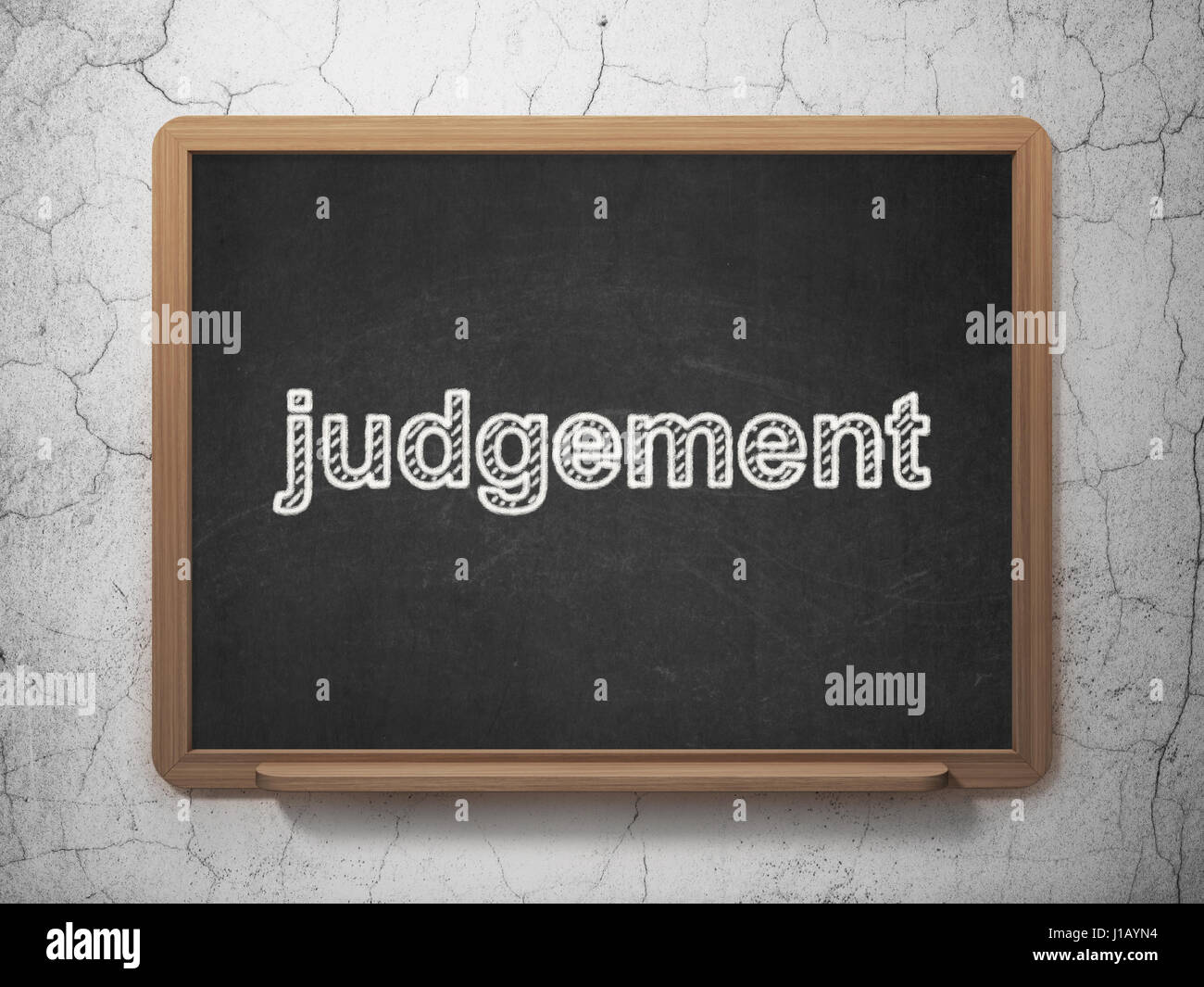 Law concept: Judgement on chalkboard background Stock Photo - Alamy