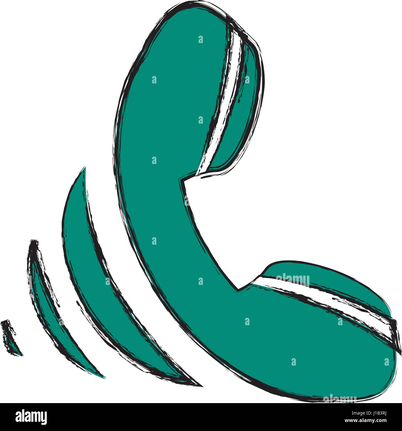 Telephone communication symbol Stock Vector Image & Art - Alamy
