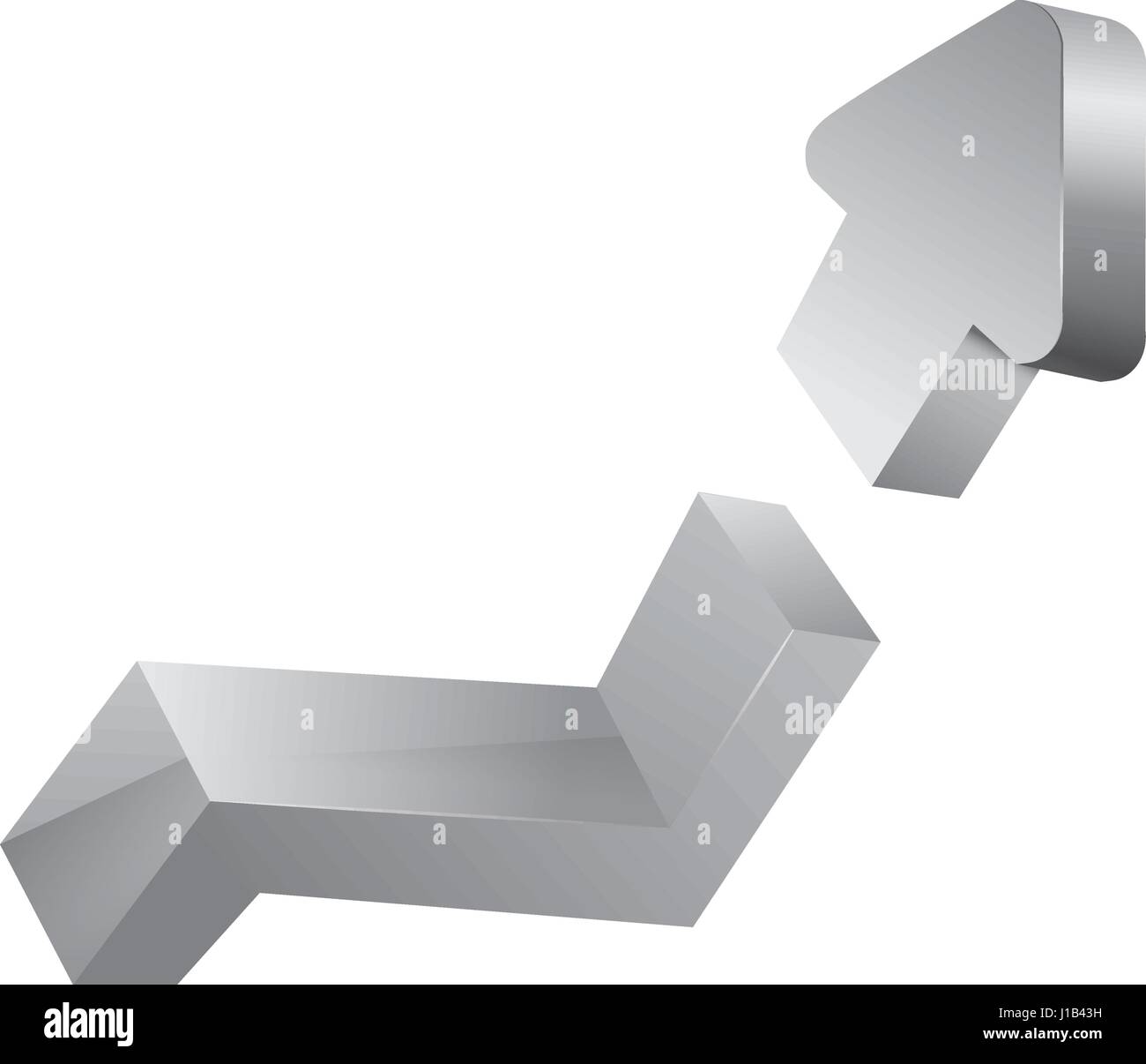 Arrow up increase Stock Vector Image & Art - Alamy