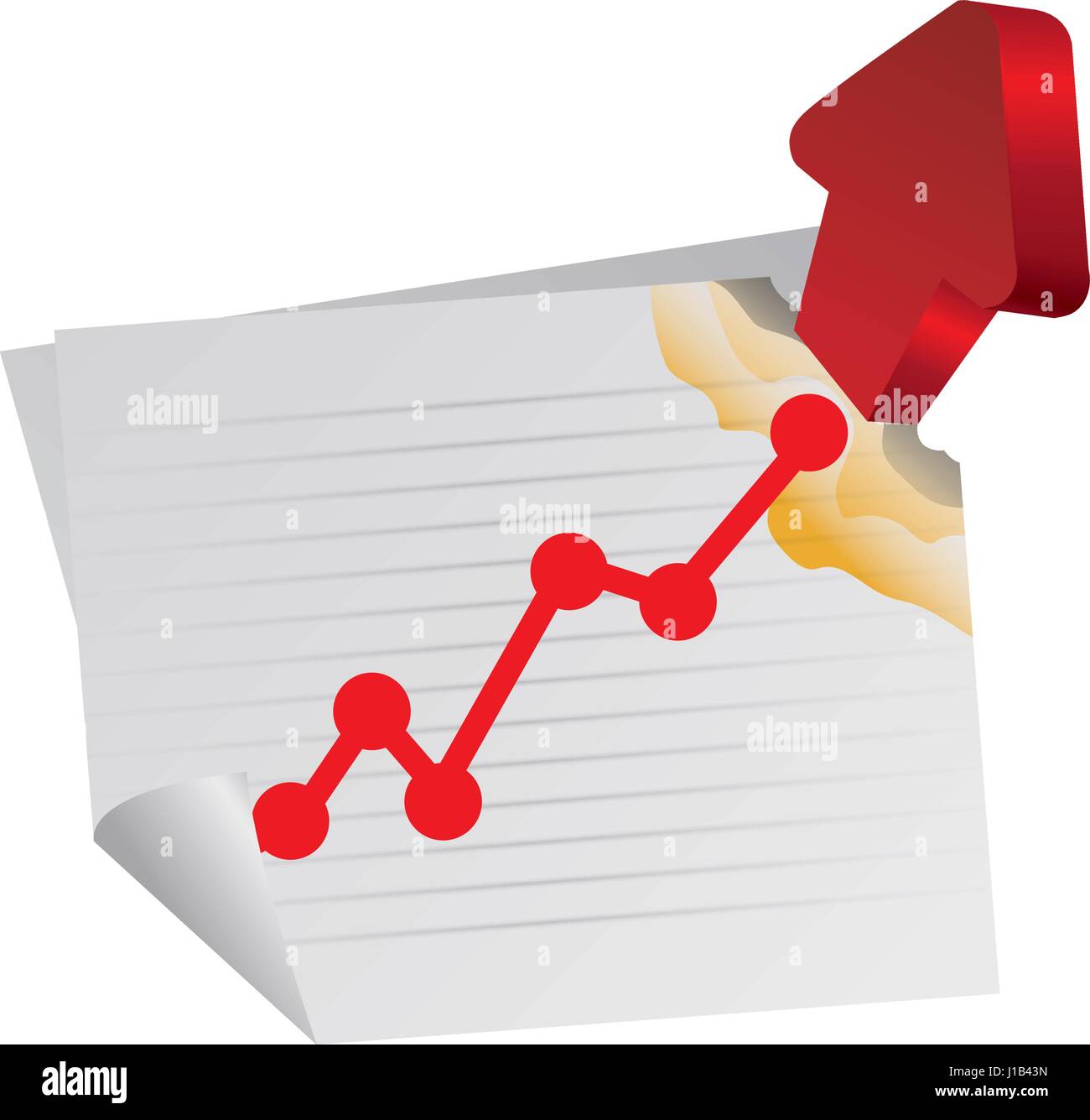 Arrow up increase Stock Vector Image & Art - Alamy