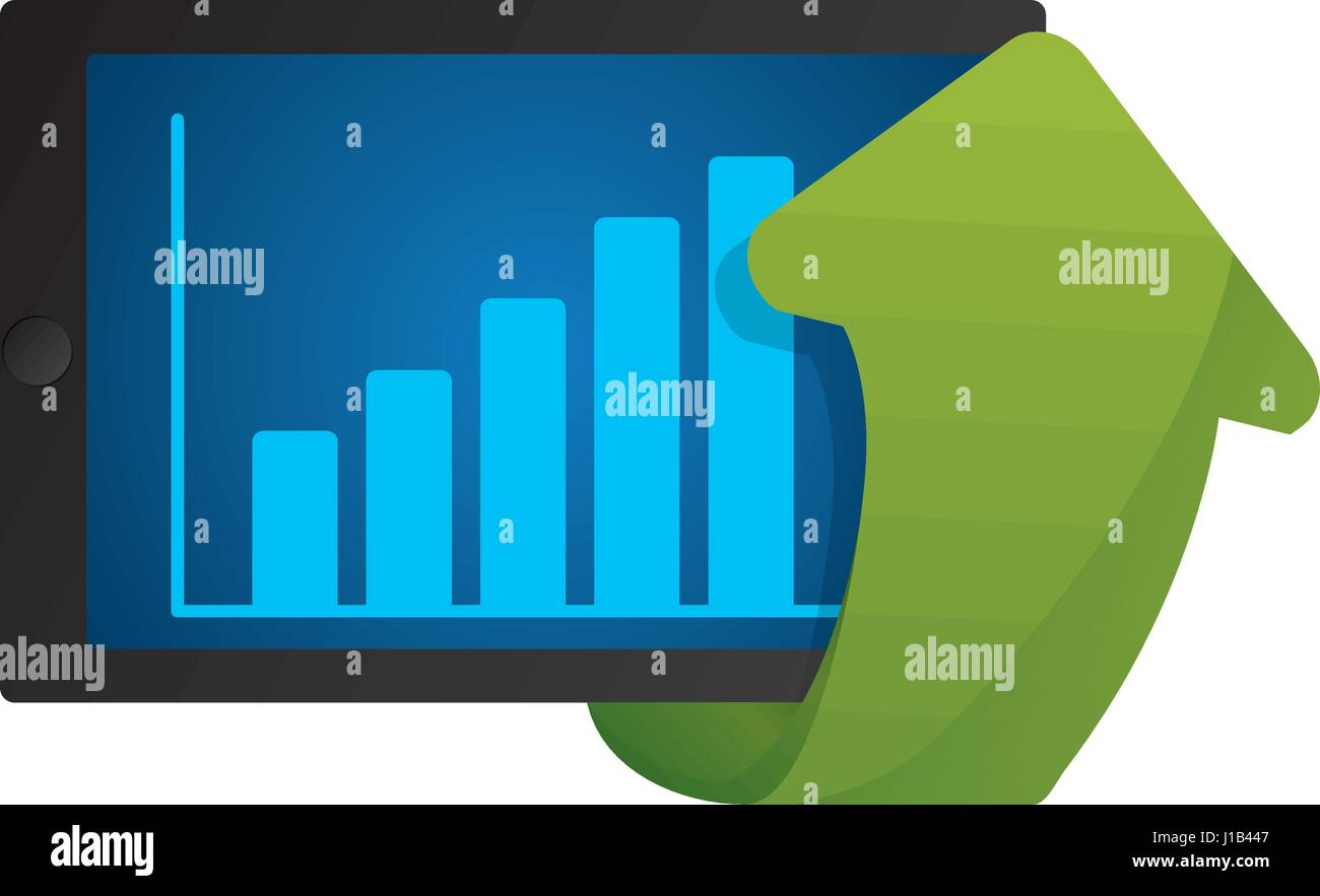 Arrow up increase Stock Vector Image & Art - Alamy