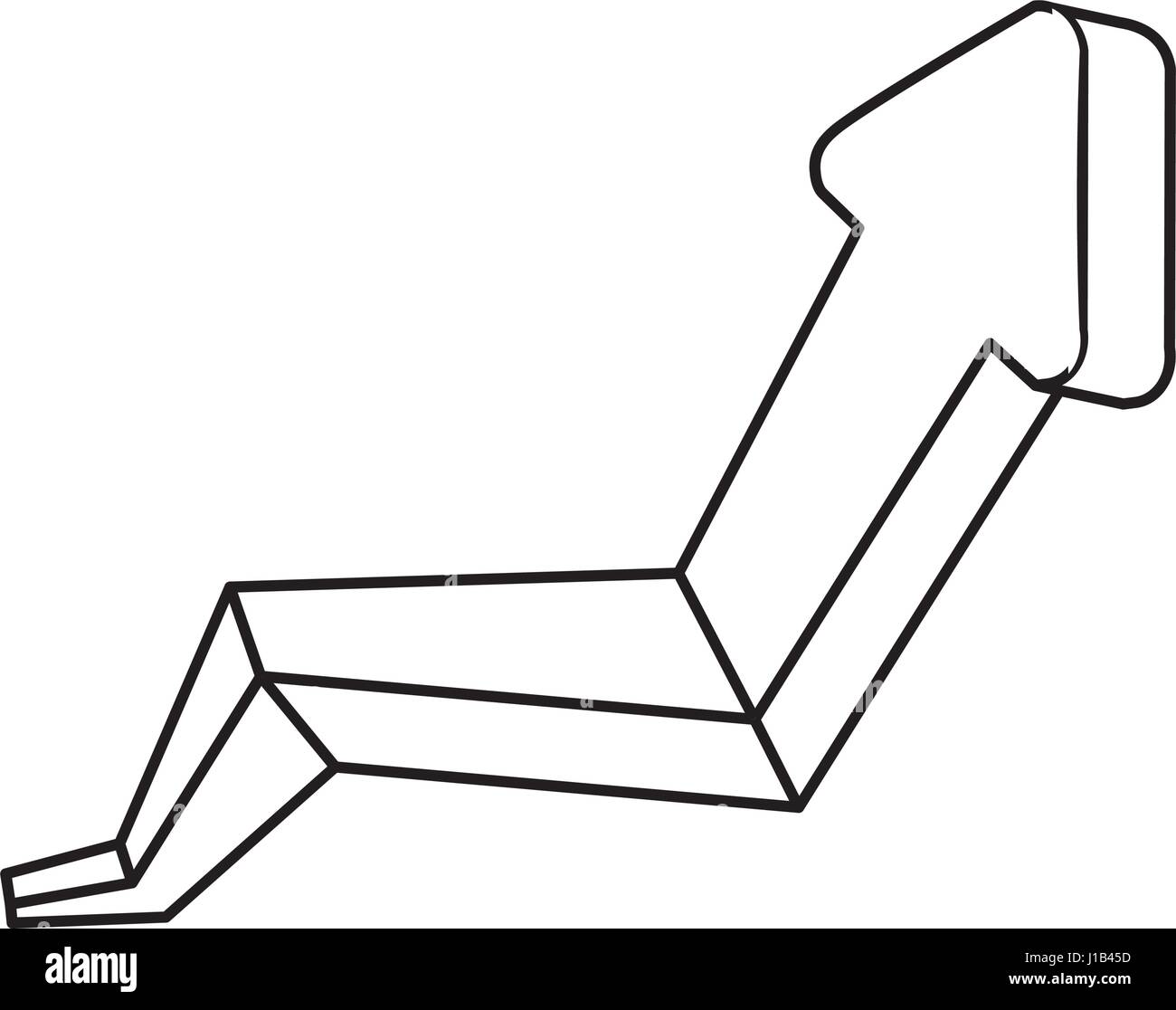 Arrow up increase Stock Vector Image & Art - Alamy