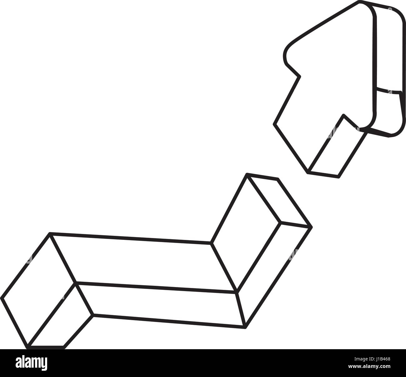 Arrow up increase Stock Vector Image & Art - Alamy