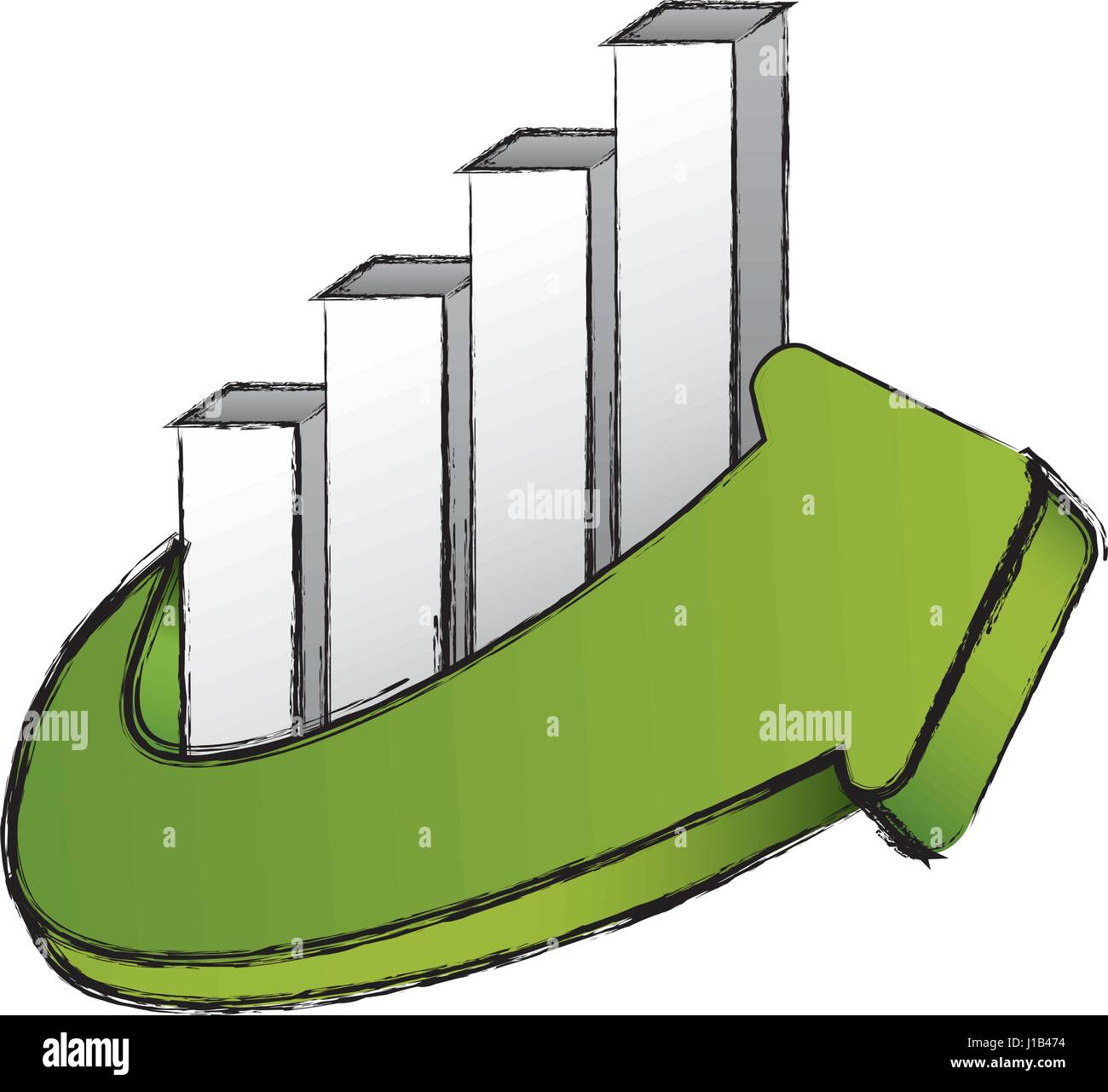 Arrow up increase Stock Vector Image & Art - Alamy