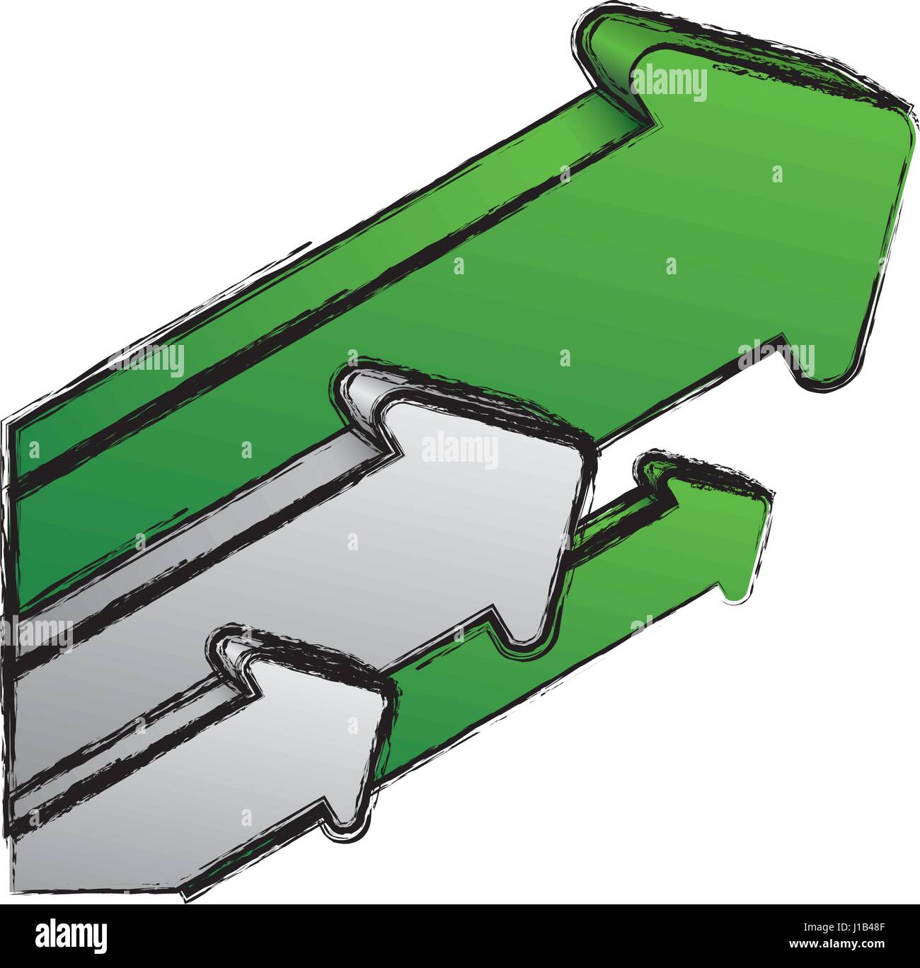 Arrow up increase Stock Vector Image & Art - Alamy