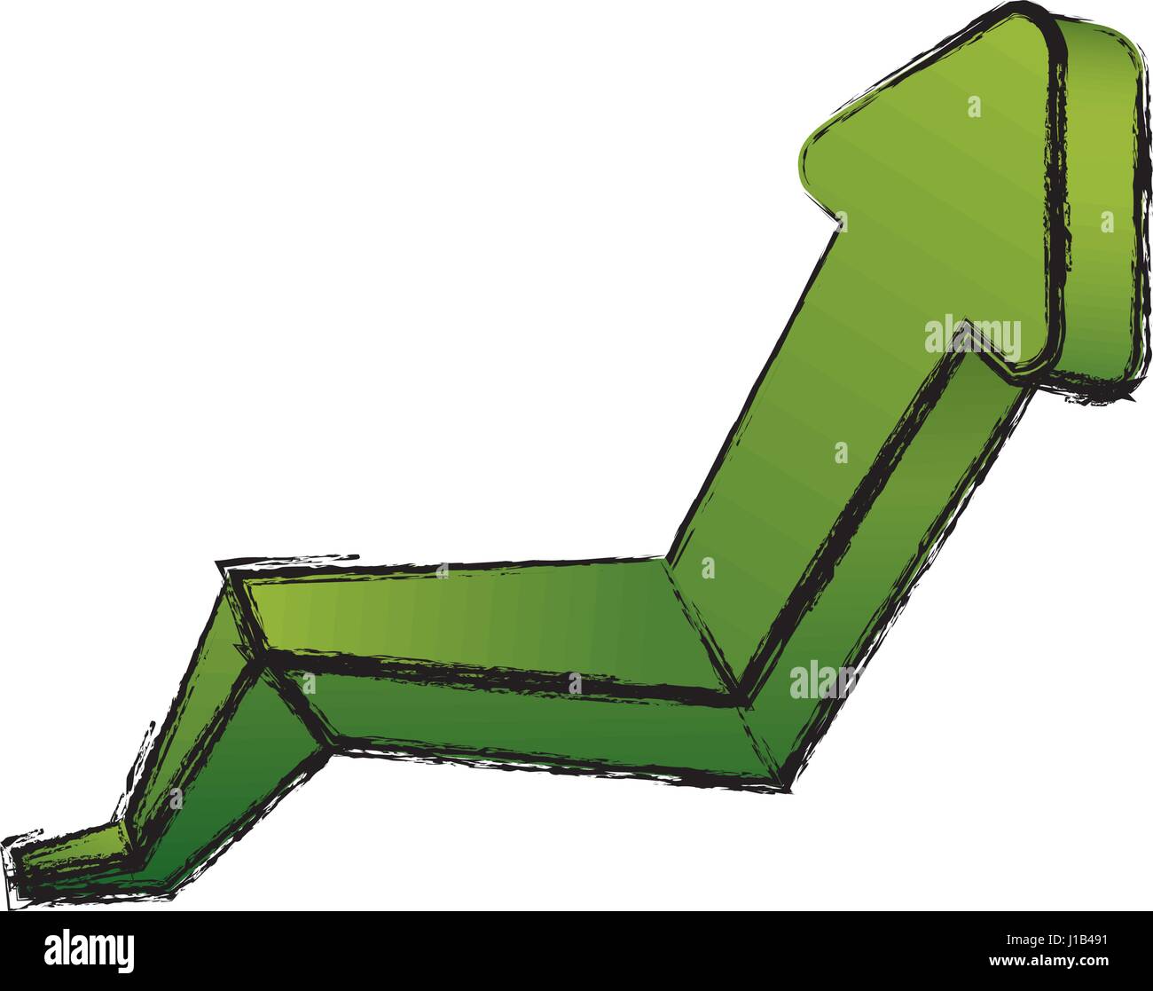 Arrow up increase Stock Vector Image & Art - Alamy