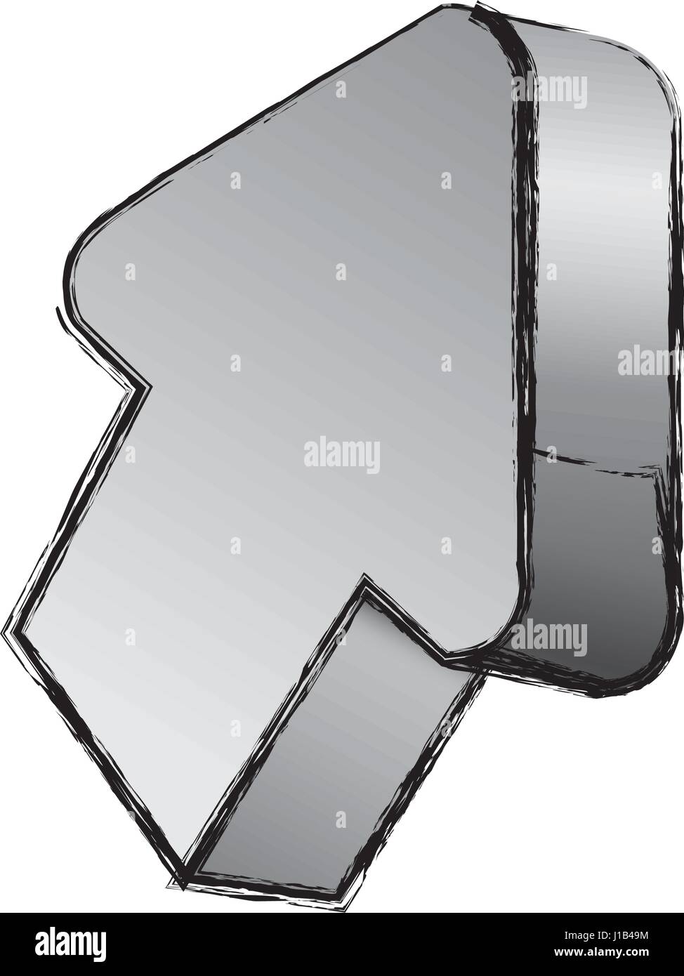 Arrow up increase Stock Vector Image & Art - Alamy