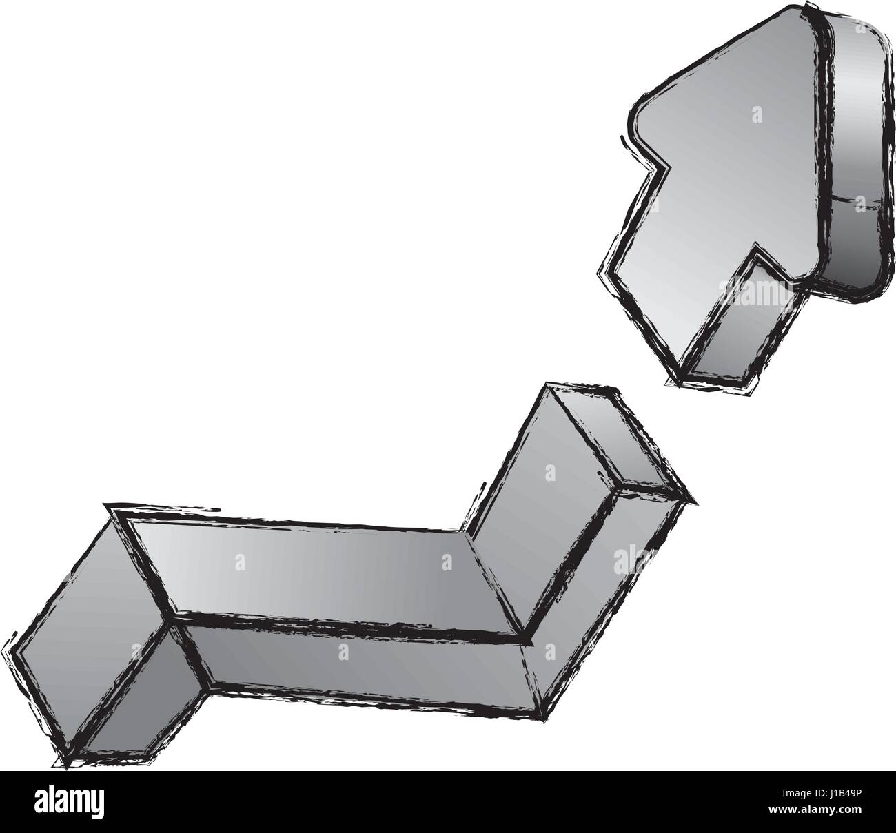 Arrow up increase Stock Vector Image & Art - Alamy