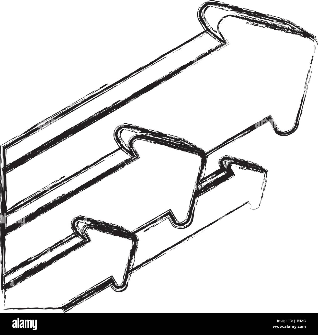 Arrow up increase Stock Vector Image & Art - Alamy