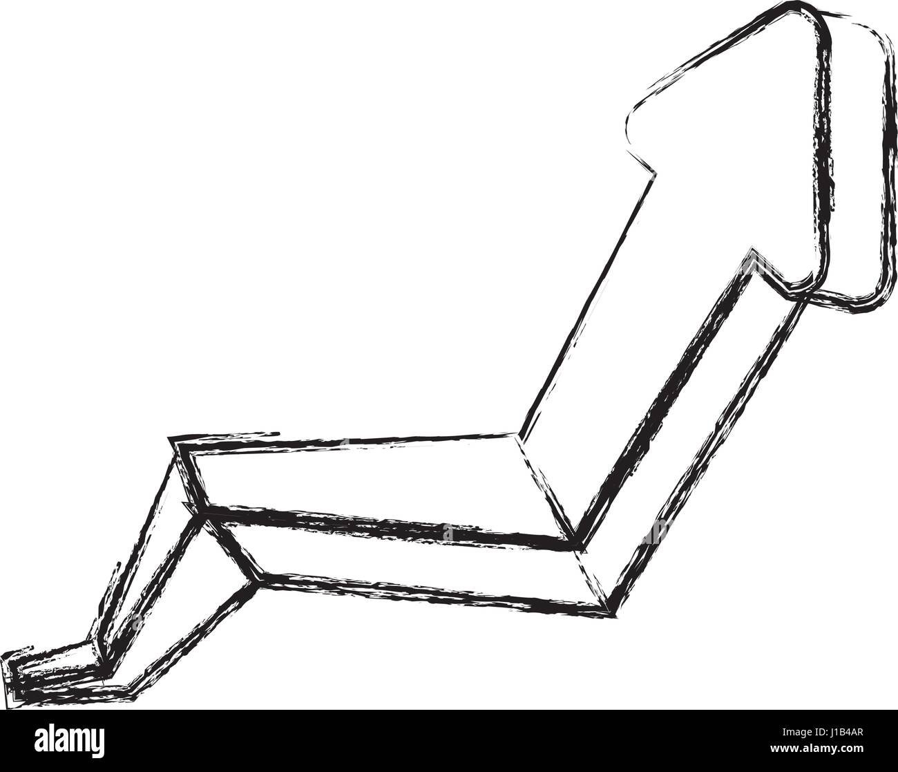 Arrow up increase Stock Vector Image & Art - Alamy