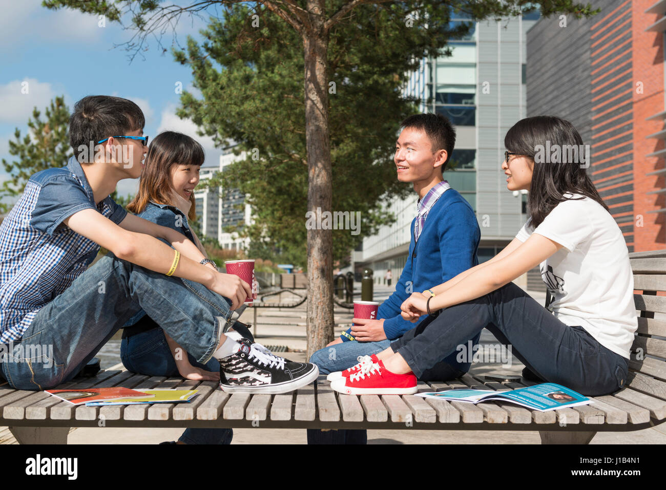 International Chinese University students Stock Photo - Alamy