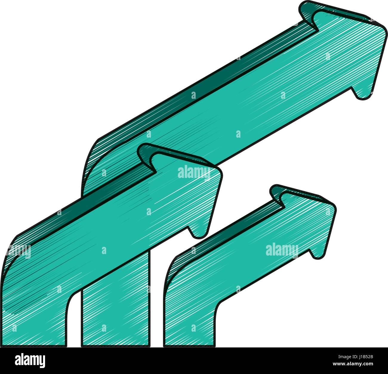 Arrow up increase Stock Vector Image & Art - Alamy