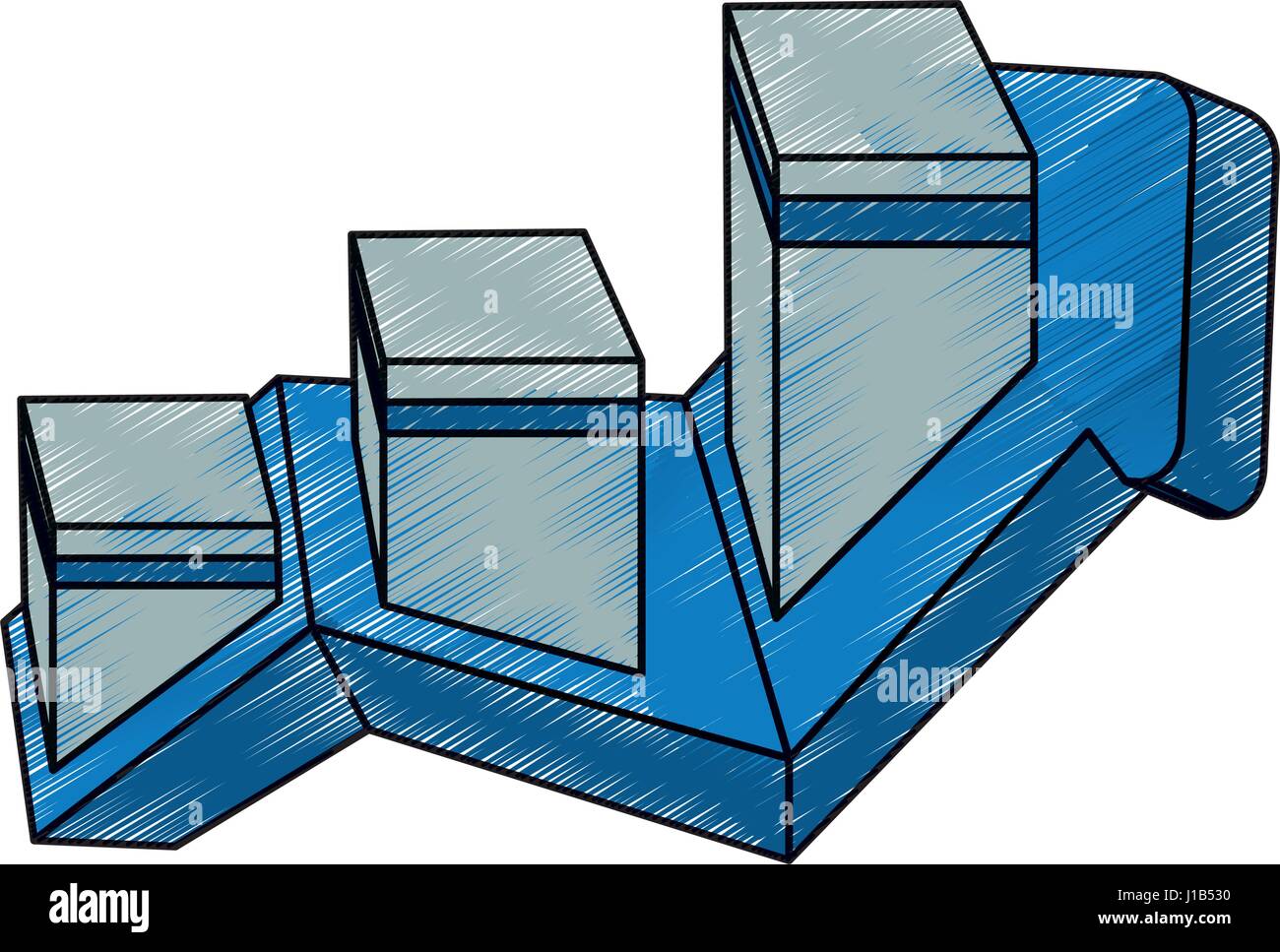 Arrow up increase Stock Vector Image & Art - Alamy