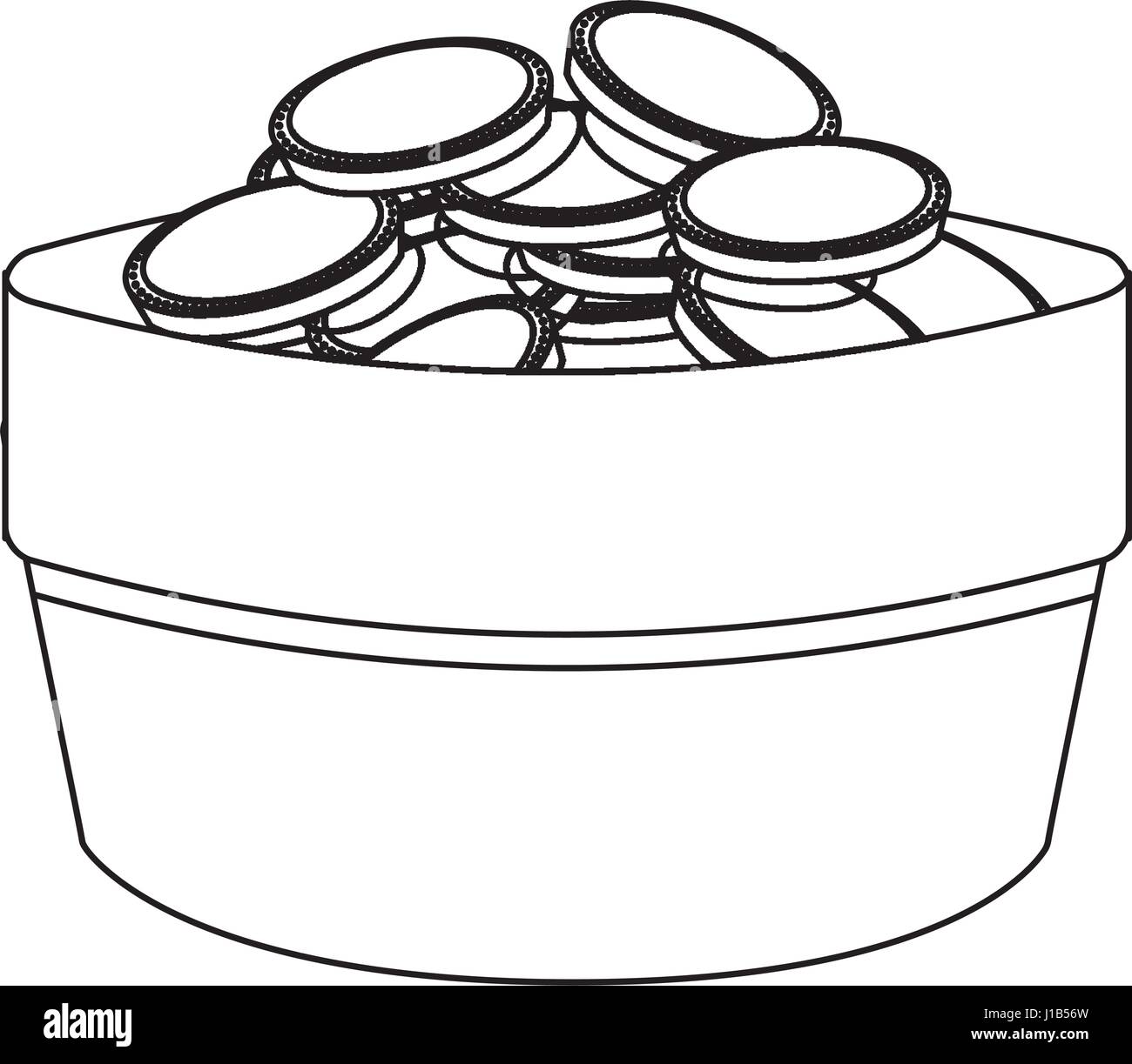 Money bag coins tree Stock Vector Images - Alamy