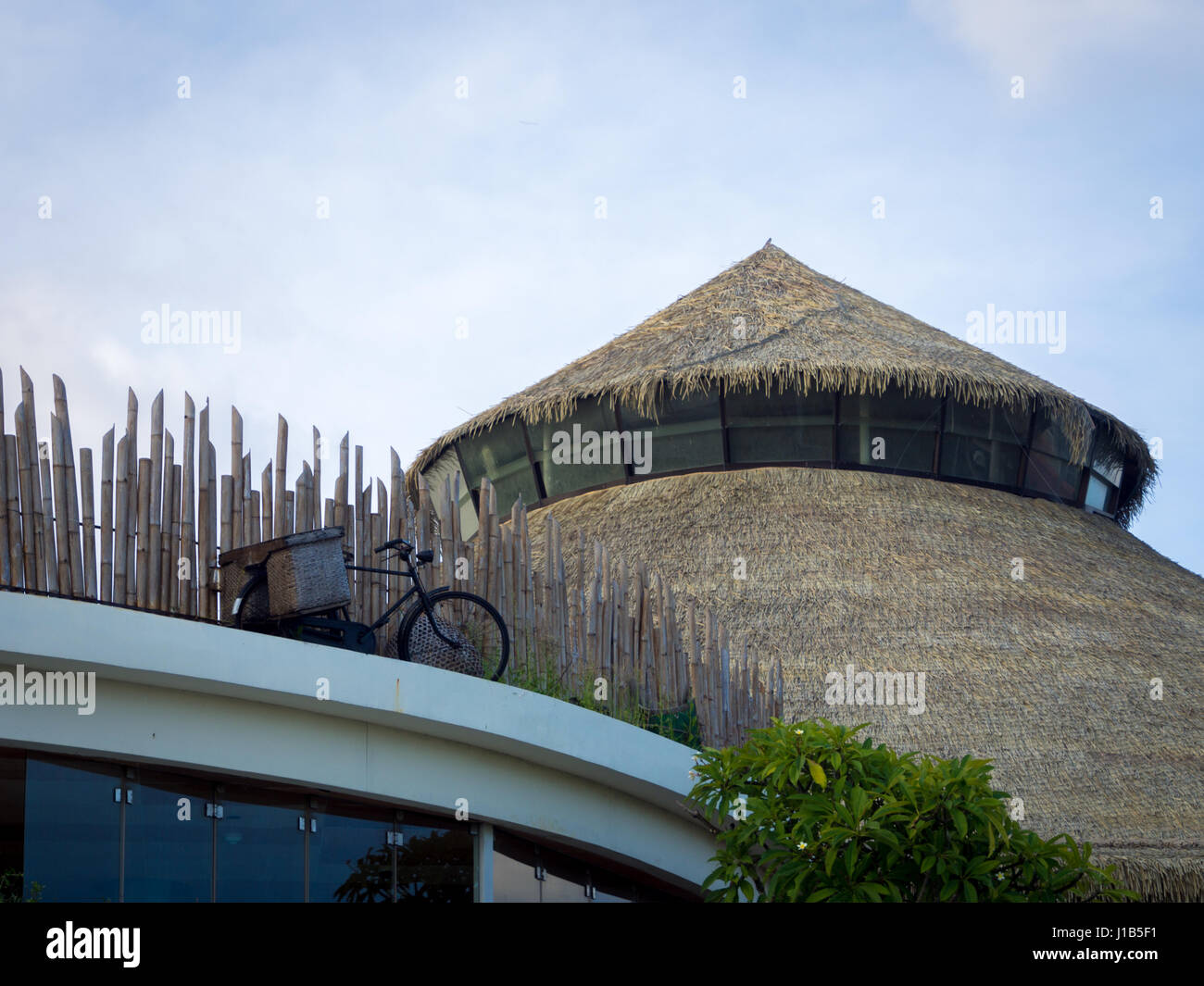 Bicycle on Roof Stock Photo - Alamy