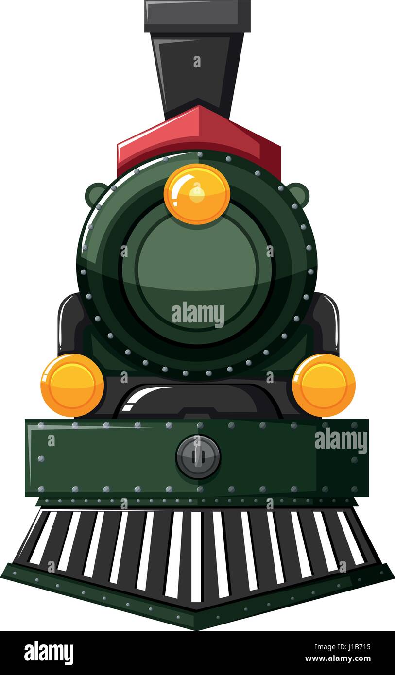 Steam engine train in Stock Vector Images - Alamy