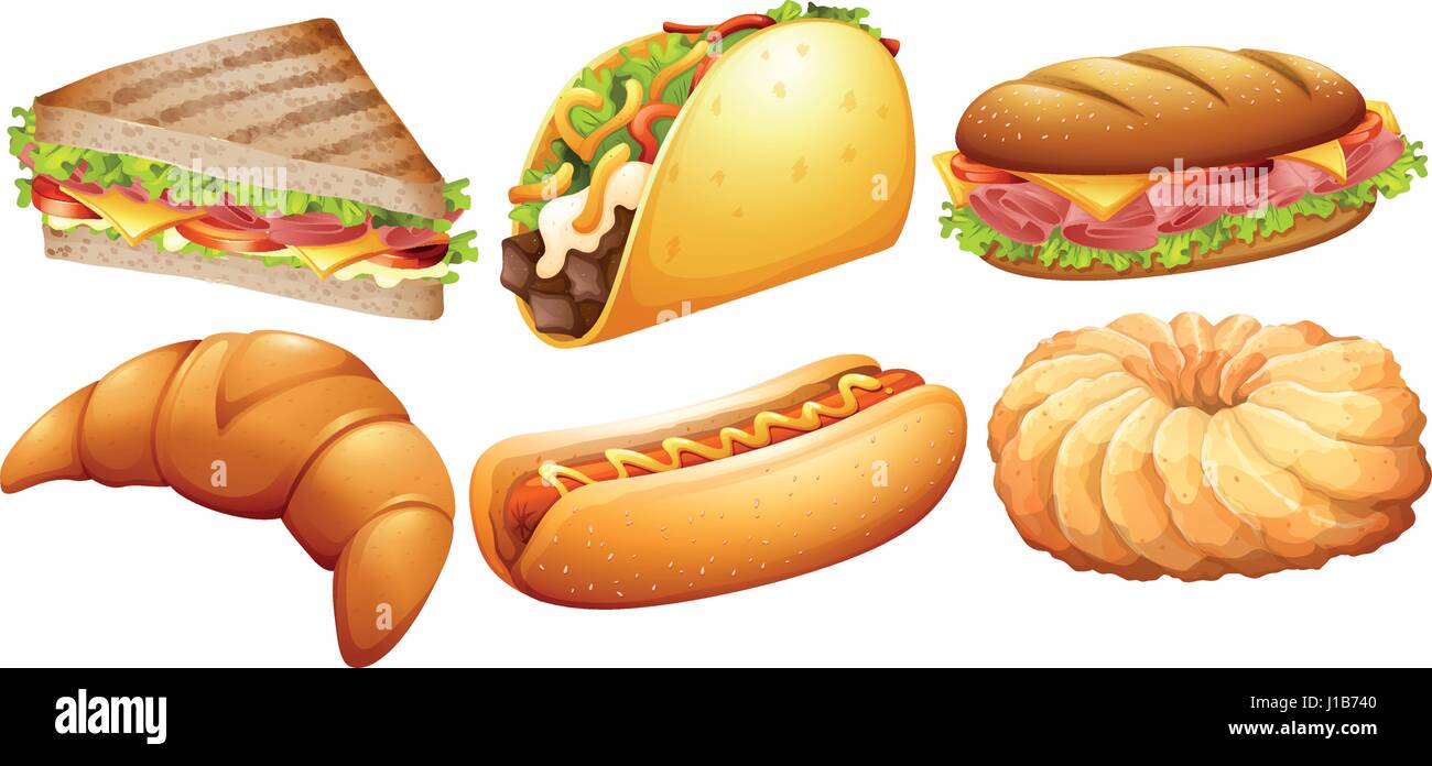 Different types sandwiches hi-res stock photography and images - Alamy