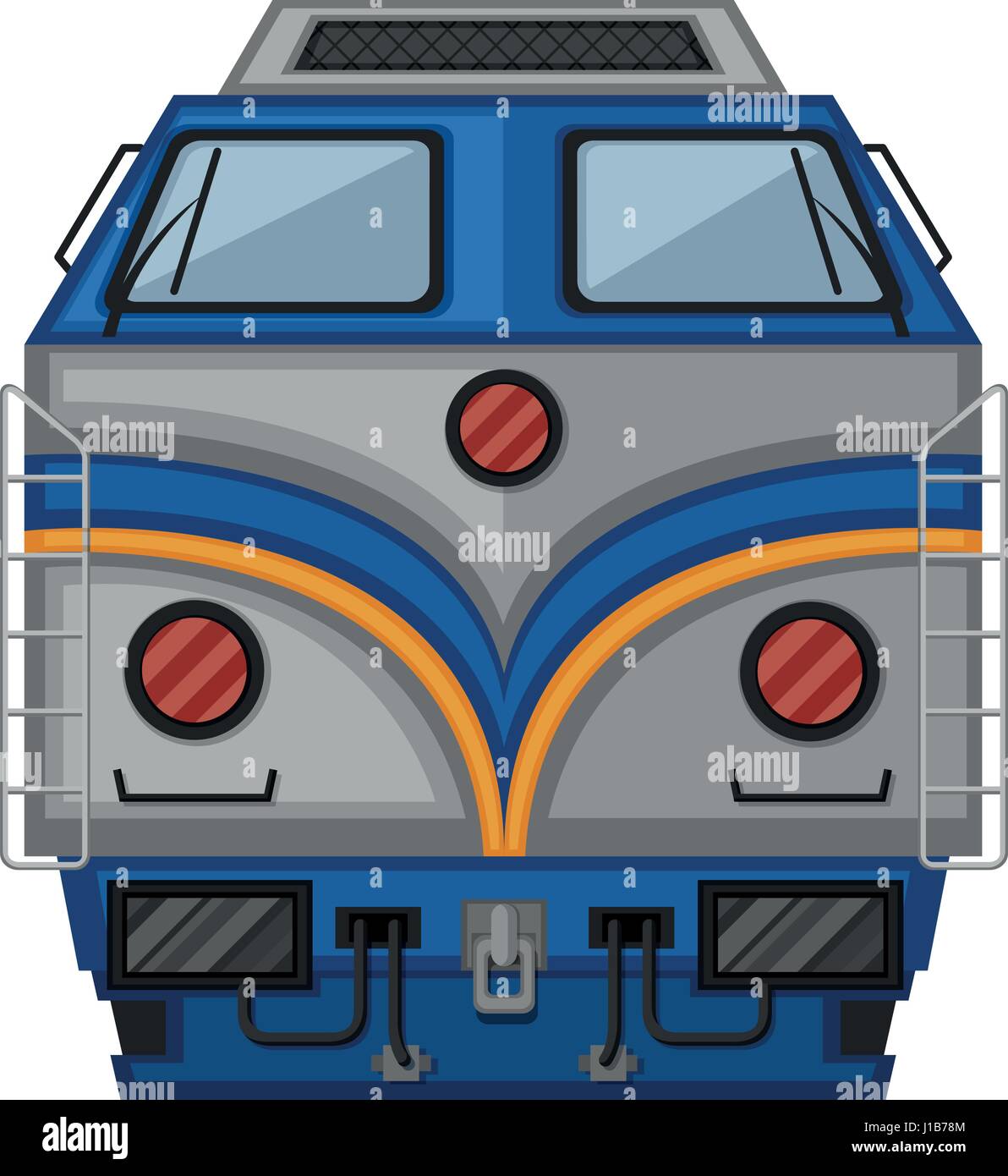 Gray train design on white background illustration Stock Vector Image ...