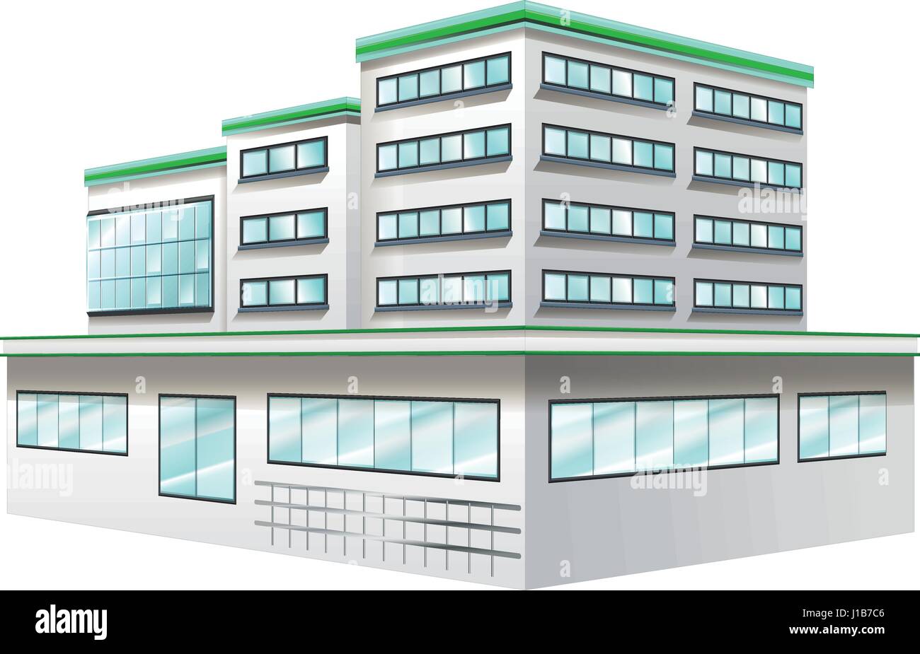 Building design for hospital illustration Stock Vector Image & Art - Alamy