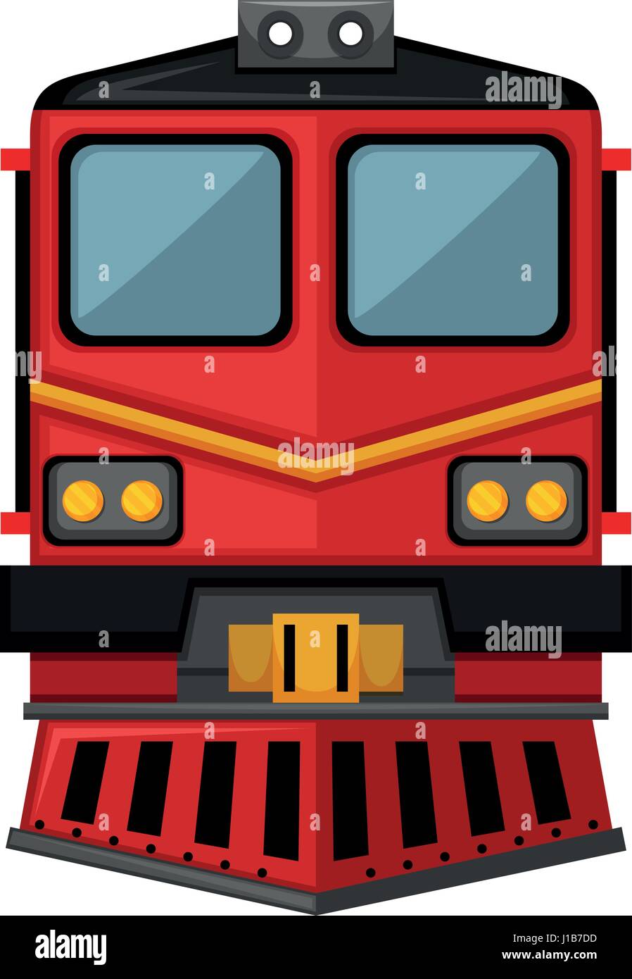 Train design in red color illustration Stock Vector Image & Art - Alamy