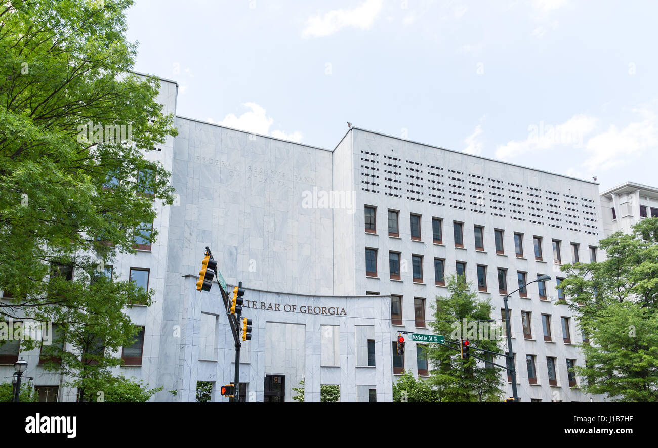 Stone and Glass Office Building Under Nice Skies Stock Photo - Alamy