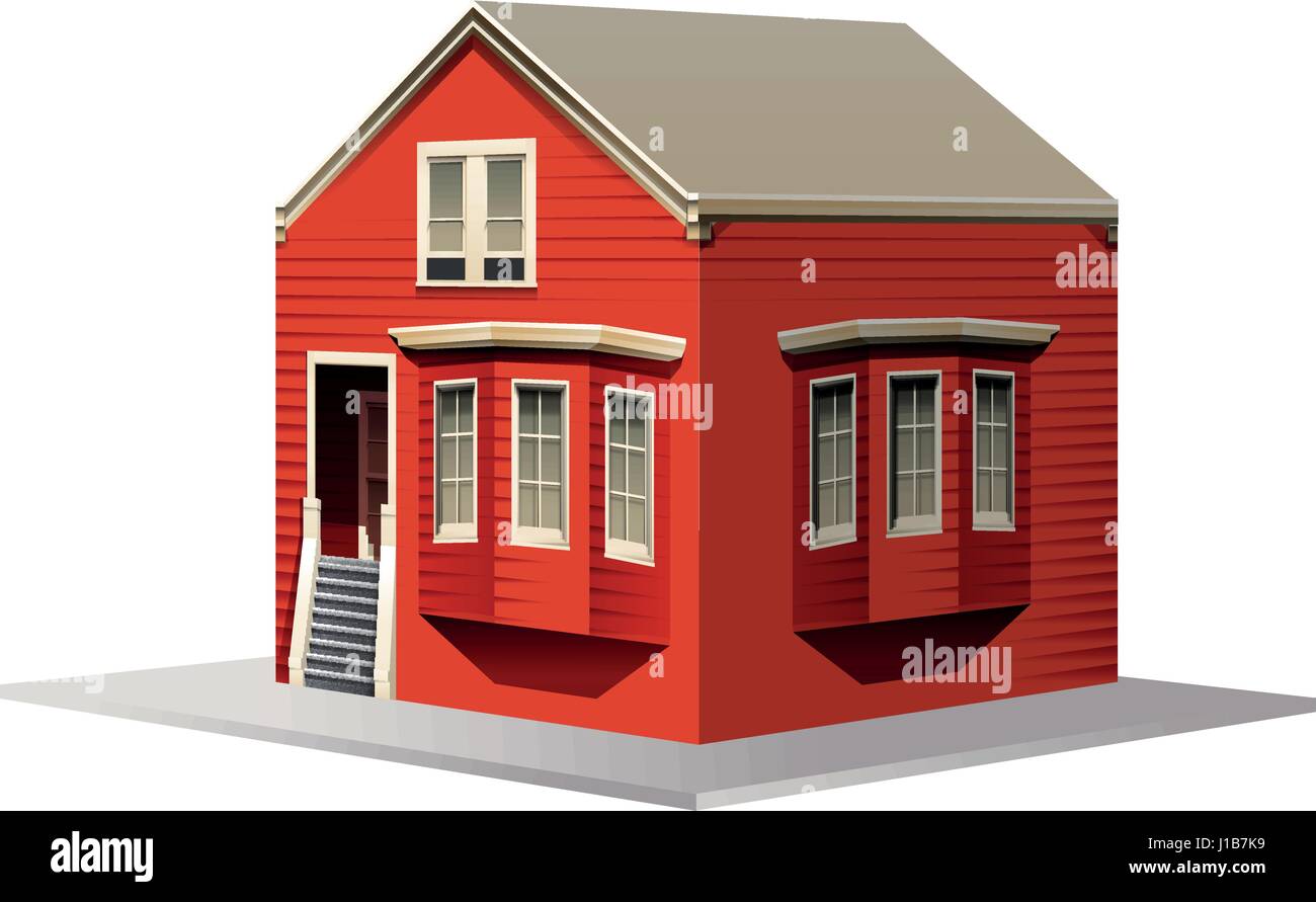 Building design for small house illustration Stock Vector Image & Art ...