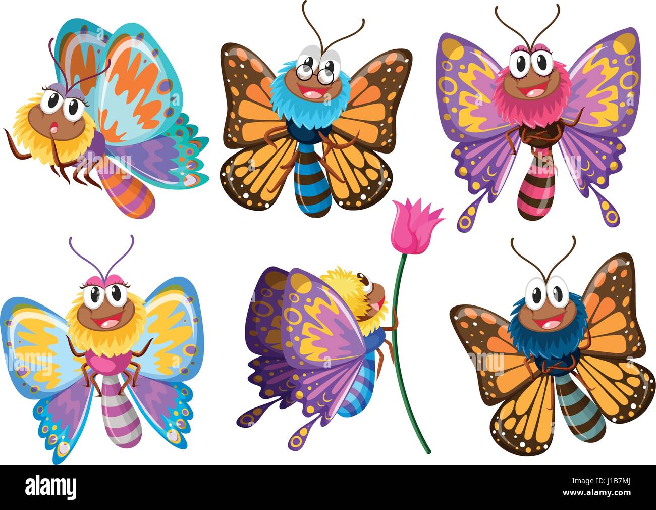 Beautiful butterflies in different hi-res stock photography and images ...