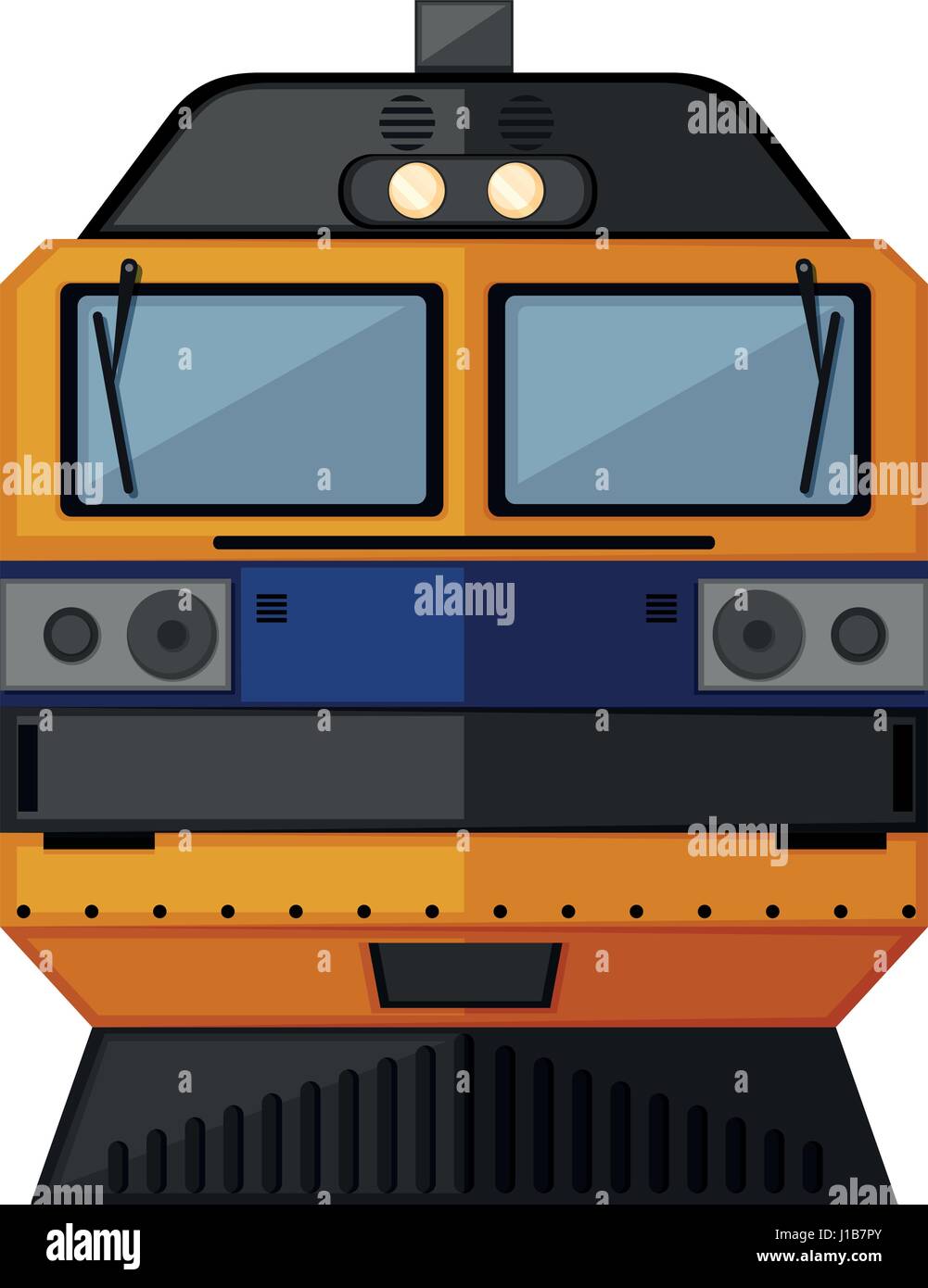 Train design in yellow color illustration Stock Vector Image & Art - Alamy
