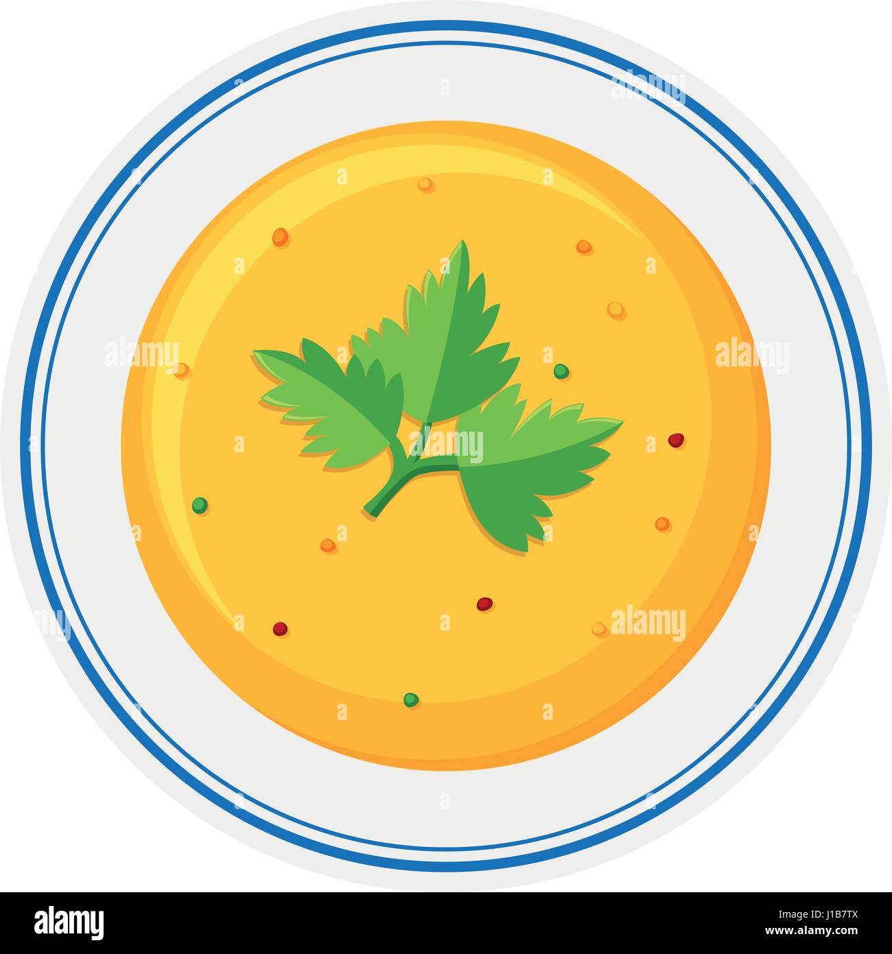 Cream of soup Stock Vector Images - Alamy