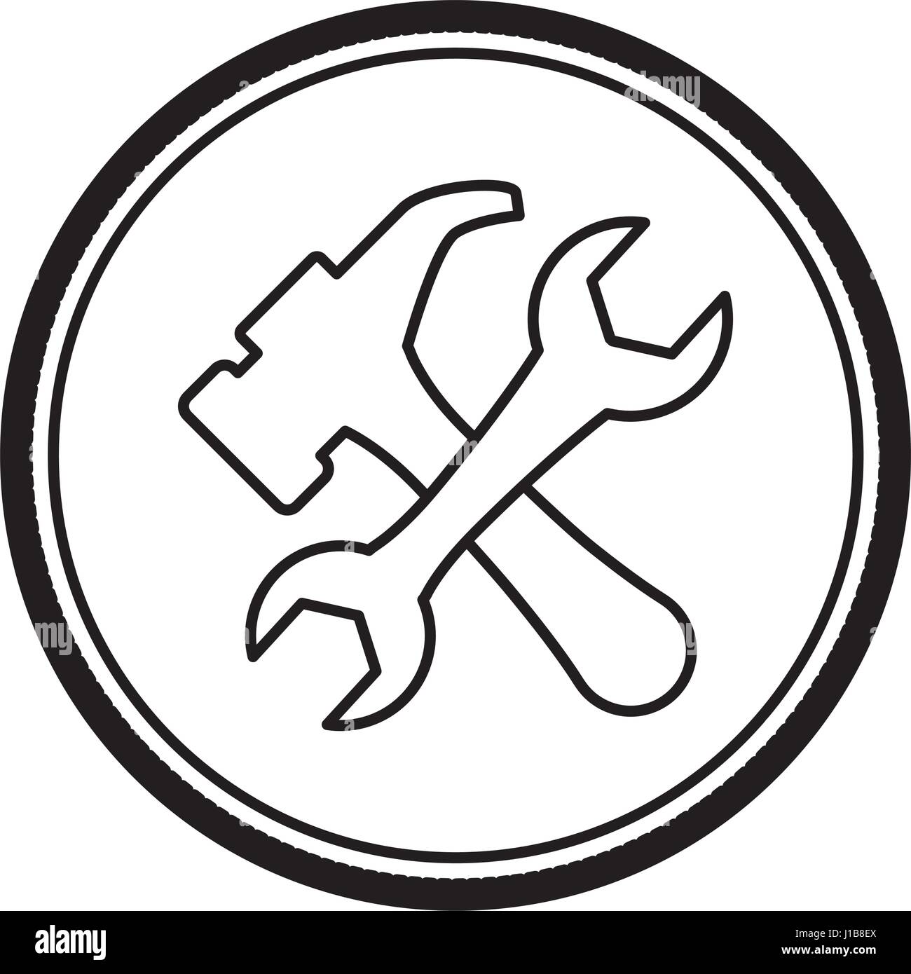 Construction tools symbol Stock Vector Image & Art - Alamy