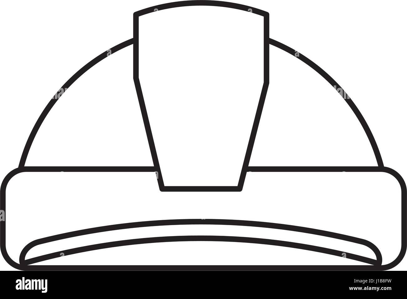 Worker security helmet Stock Vector Image & Art - Alamy