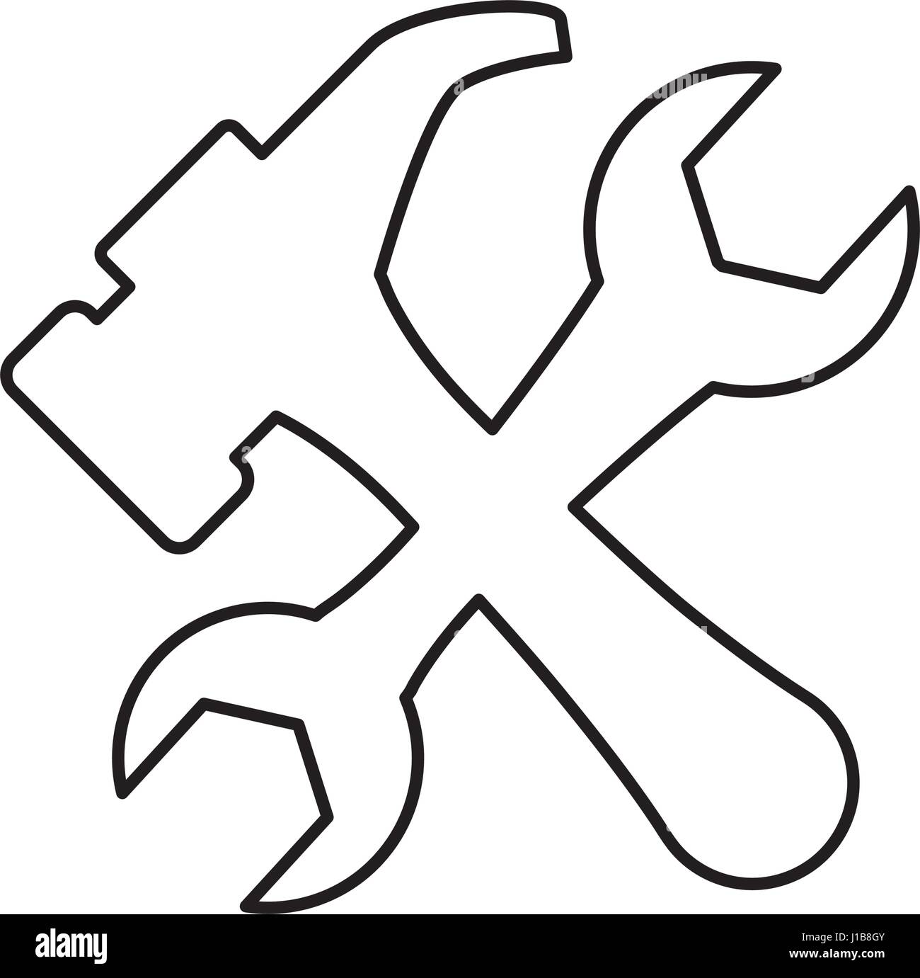 Construction tools symbol Stock Vector Image & Art - Alamy