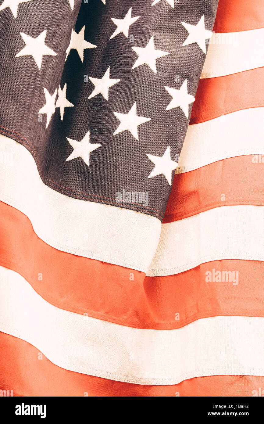 Faded american flag hi-res stock photography and images - Alamy