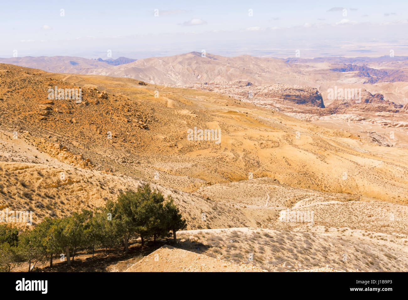 Scenic view of Jordanian desert Stock Photo - Alamy