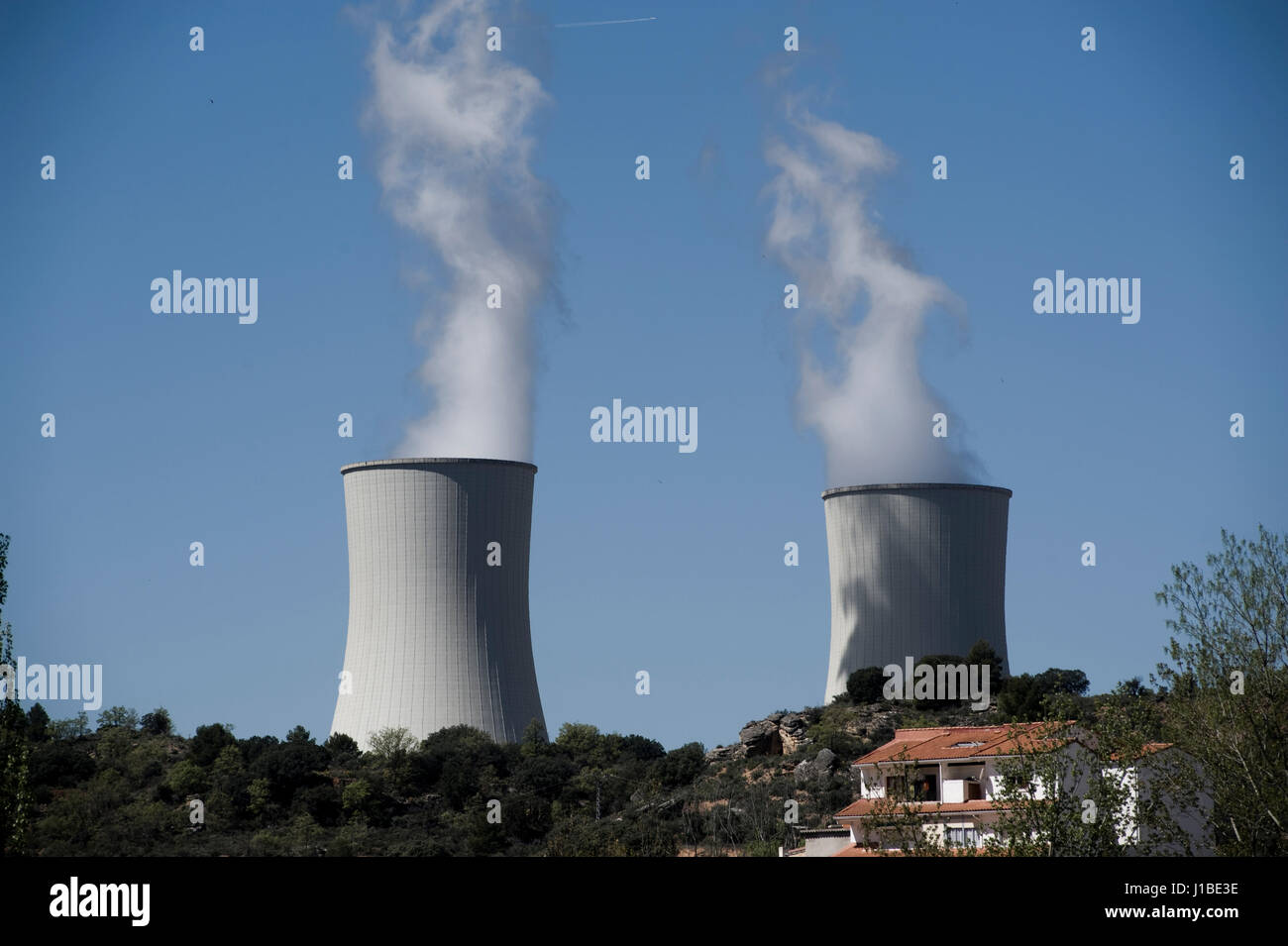 Trillo nuclear power plant, Guadalajara, Spain Stock Photo - Alamy