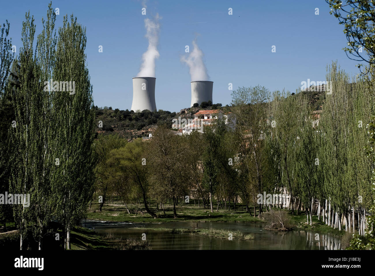 Trillo nuclear power plant, Guadalajara, Spain Stock Photo - Alamy