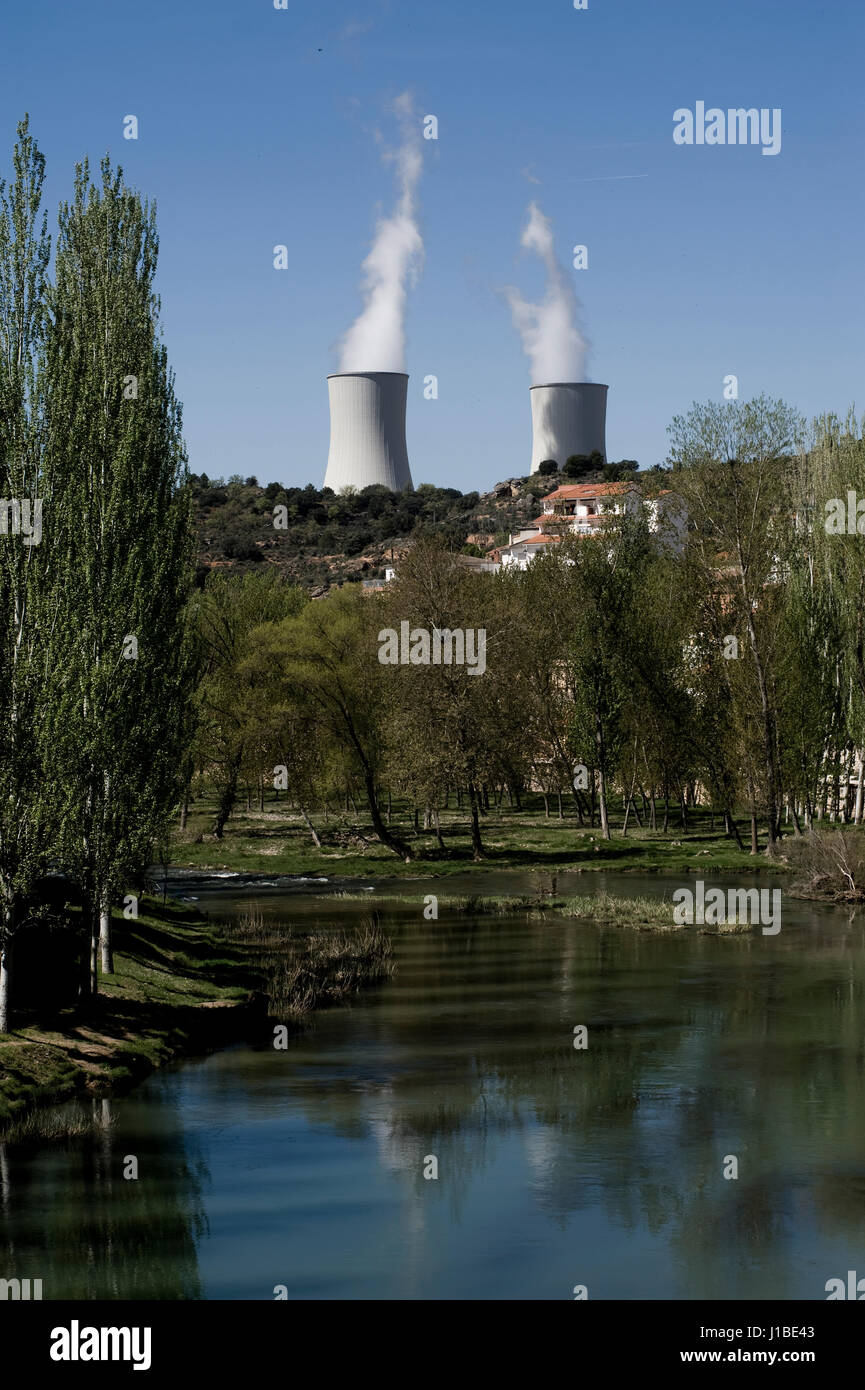 Trillo nuclear power plant, Guadalajara, Spain Stock Photo - Alamy