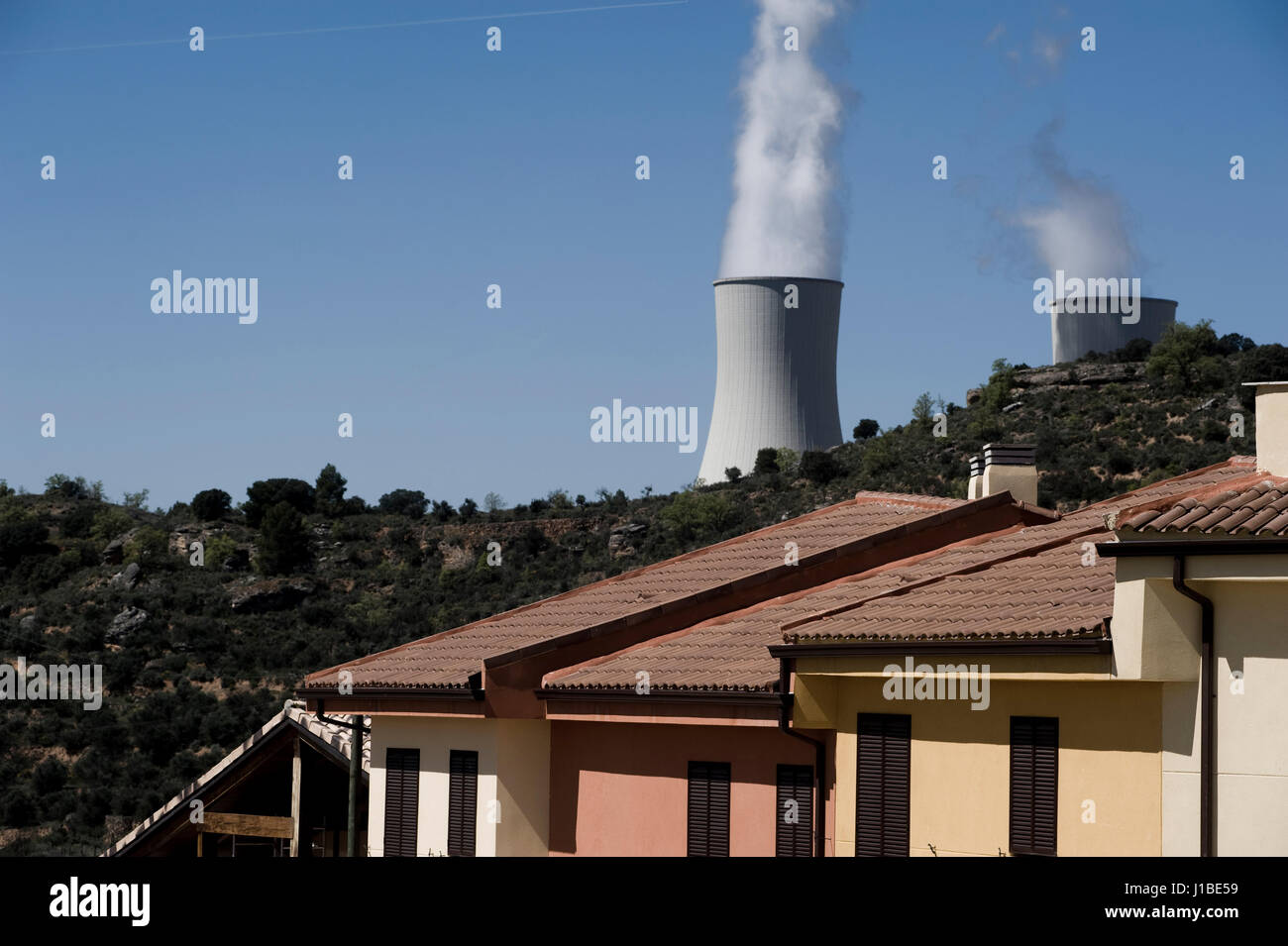 Trillo nuclear power plant, Guadalajara, Spain Stock Photo - Alamy