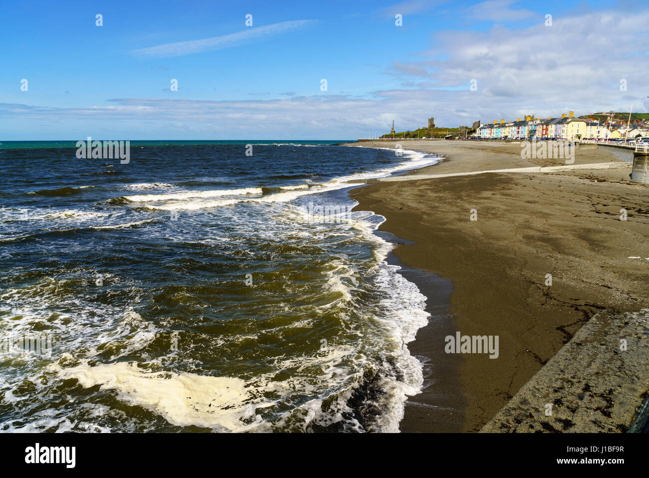 Aberystwyth in Wales Stock Photo - Alamy