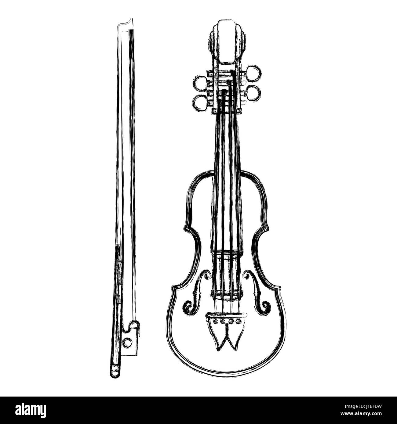 Violin music instrument Stock Photo - Alamy