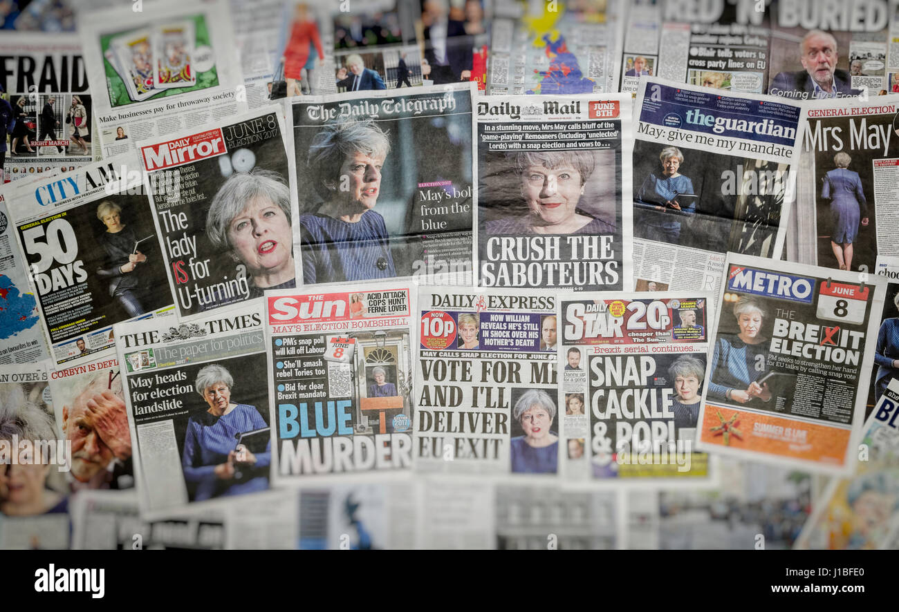Conservative election tabloid hi-res stock photography and images - Alamy