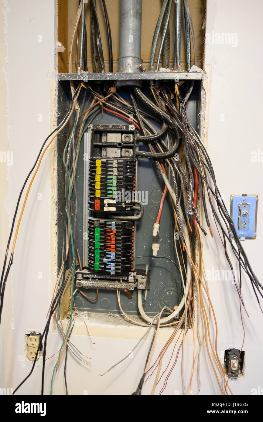 Dangerous electrical panel hi-res stock photography and images - Alamy