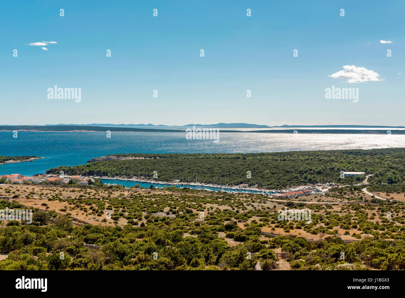 Simuni village, Pag island, Croatia Stock Photo - Alamy