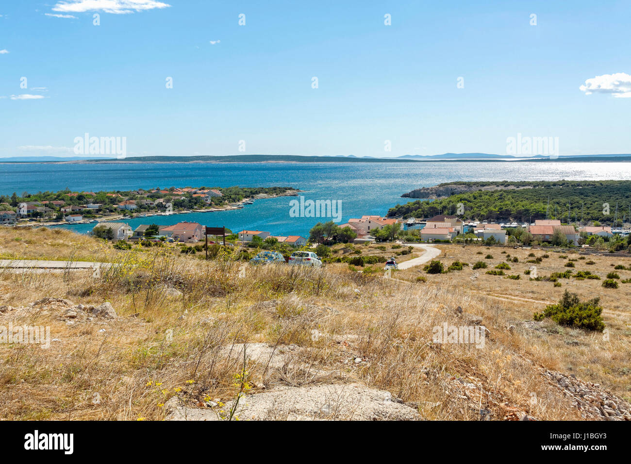 Simuni village, Pag island, Croatia Stock Photo - Alamy