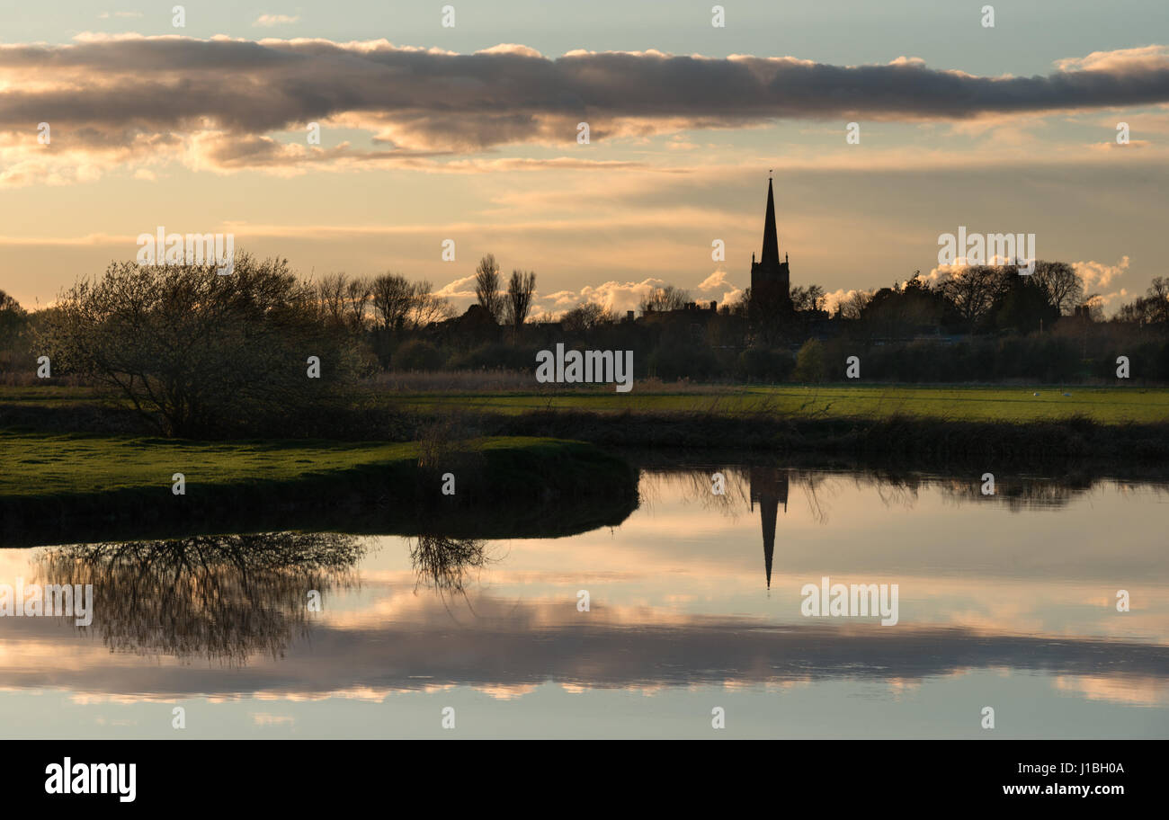 British Church on the Thames Stock Photo - Alamy