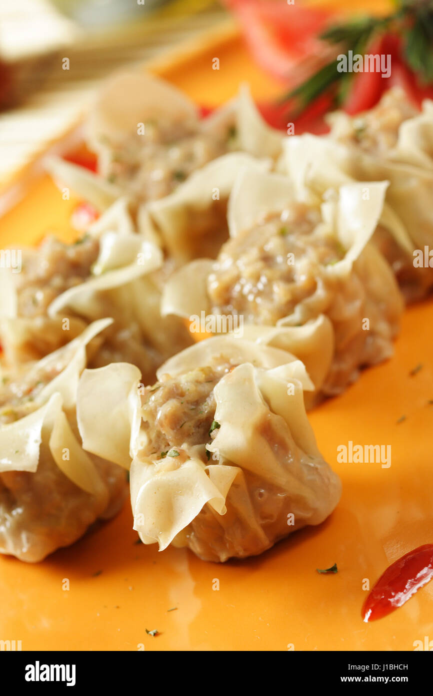 An image of a chinese dimsum dish, sometimes called shumay or siewmai ...