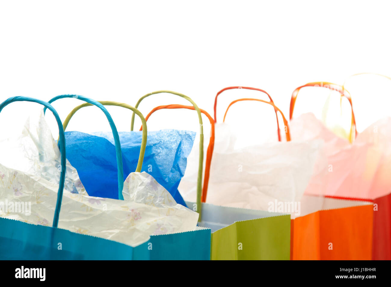 Shot bunch shopping bags hi-res stock photography and images - Alamy