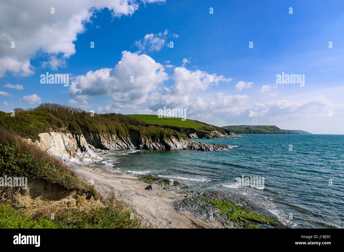 Menabilly beach is a small stoney beach that sits on the Fowey side of ...
