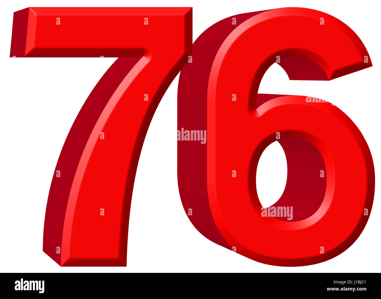 Numeral 76 seventy six hi-res stock photography and images - Alamy