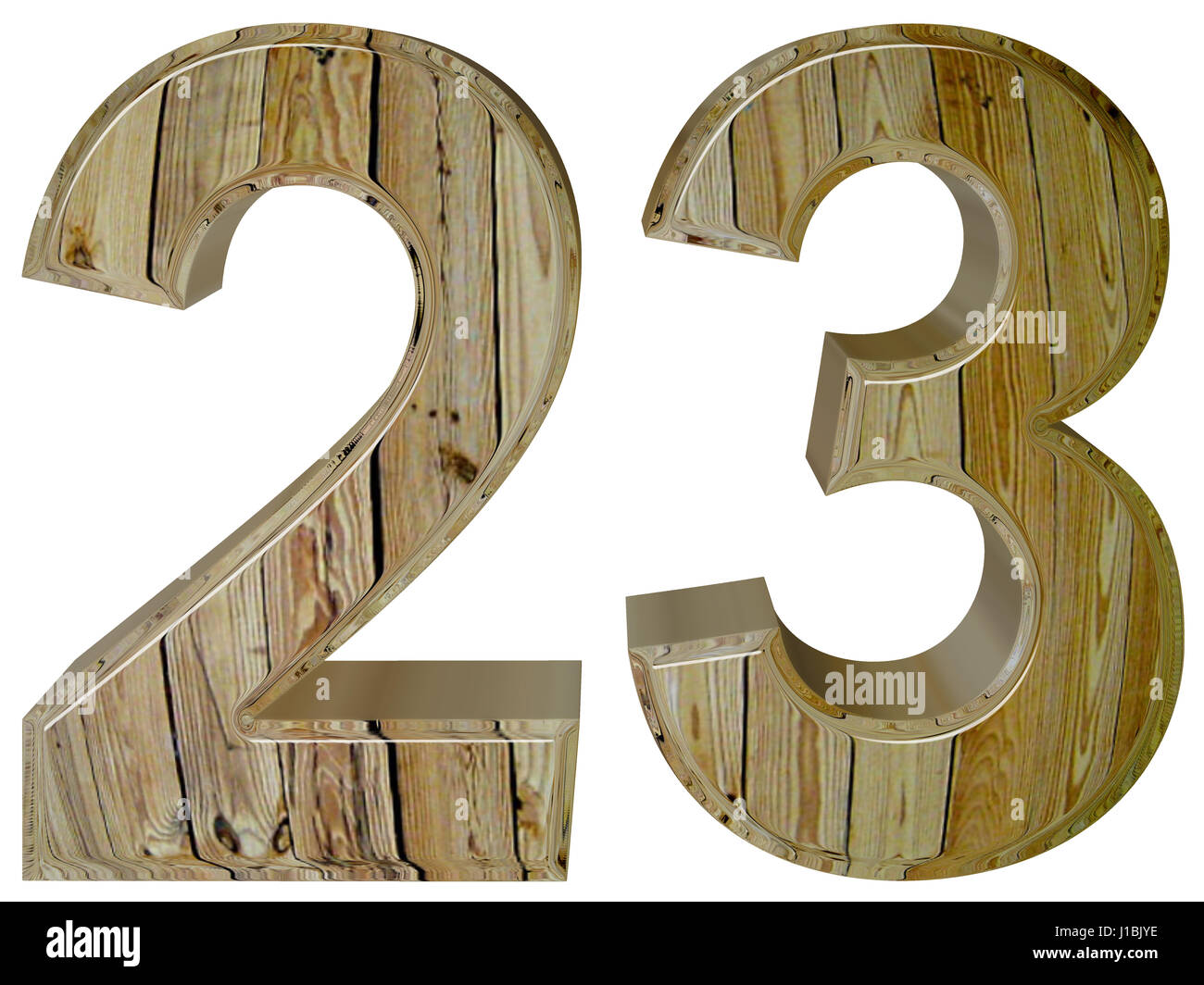 Numeral 23, twenty three, isolated on white background, 3d render Stock ... Numeral 23, twenty three, isolated on white background, 3d render Stock ...
